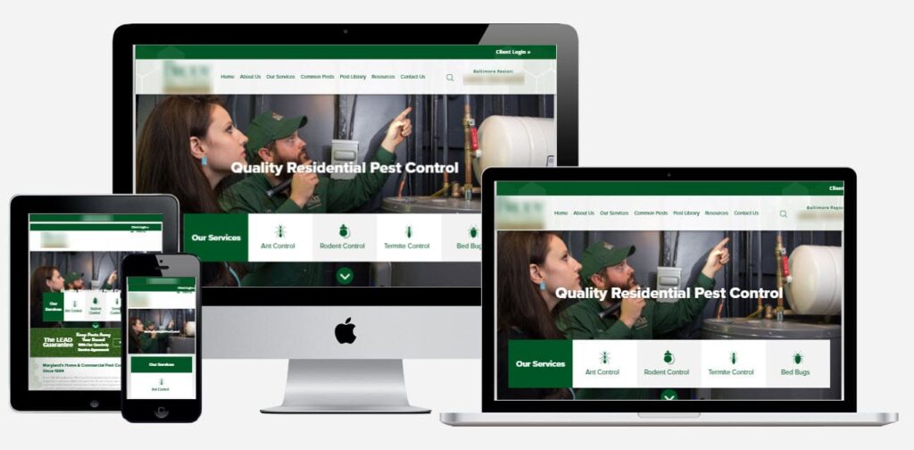 Pest Control Website Design | Custom Pest Control Web Designs